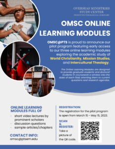 Launching OMSC’s New Online Learning Modules in World Christianity ...